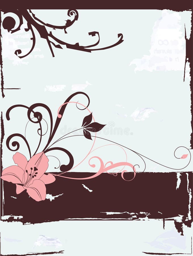 Elegante Krul Van Een Vector Vector Illustratie - Illustration of ...