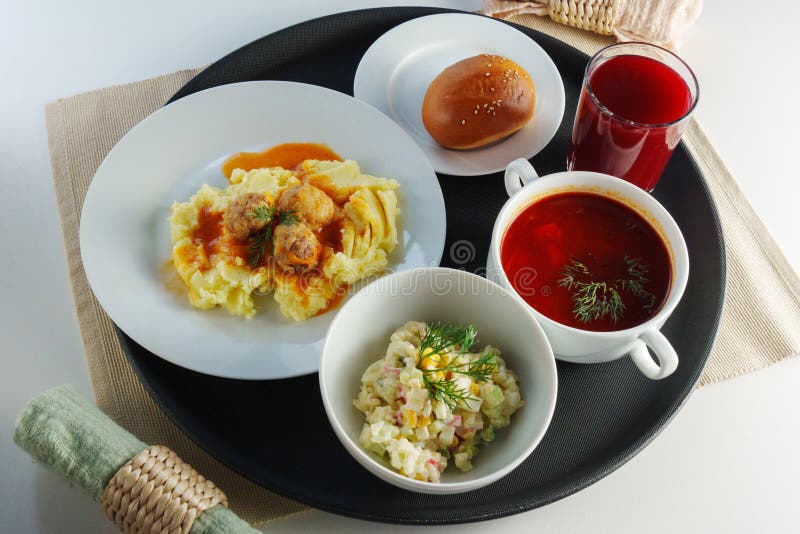 Elegantly Adorned with an Assortment of Delectable Food Items ...