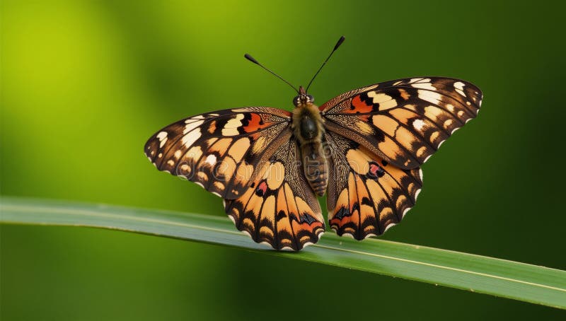 Elegantly Adorned Butterfly Image Stock Illustration - Illustration of ...