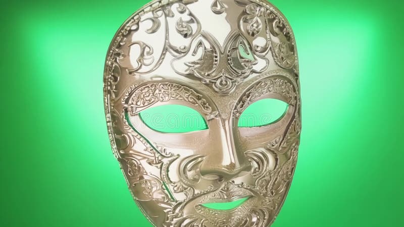 An Elegantly Decorated Mask that Morphs from a Smooth Surface To a ...