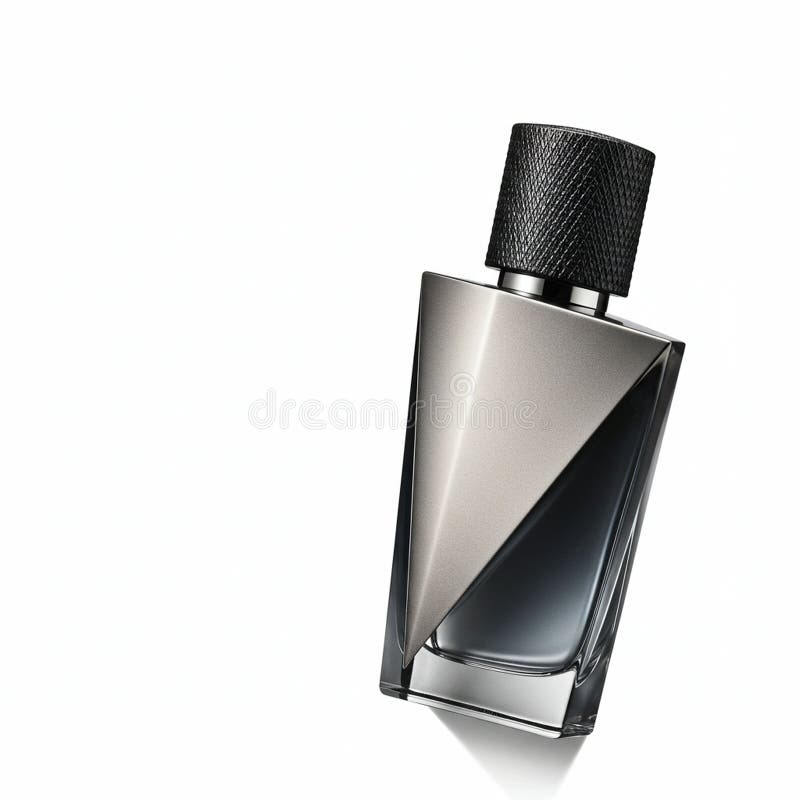 Elegantly Designed Perfume Bottle Featuring a Modern, Geometric Shape ...