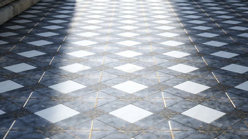 Elegantly Etched in Every Tile Stock Illustration - Illustration of ...