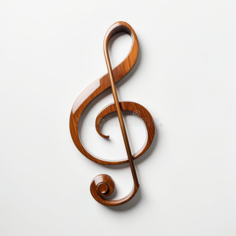 Stylized Man with Treble Clef Stock Vector - Illustration of infinity ...