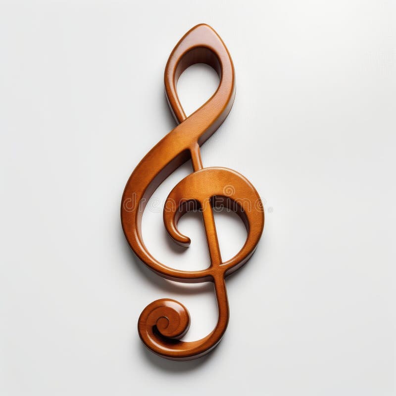 Stylized Man with Treble Clef Stock Vector - Illustration of infinity ...