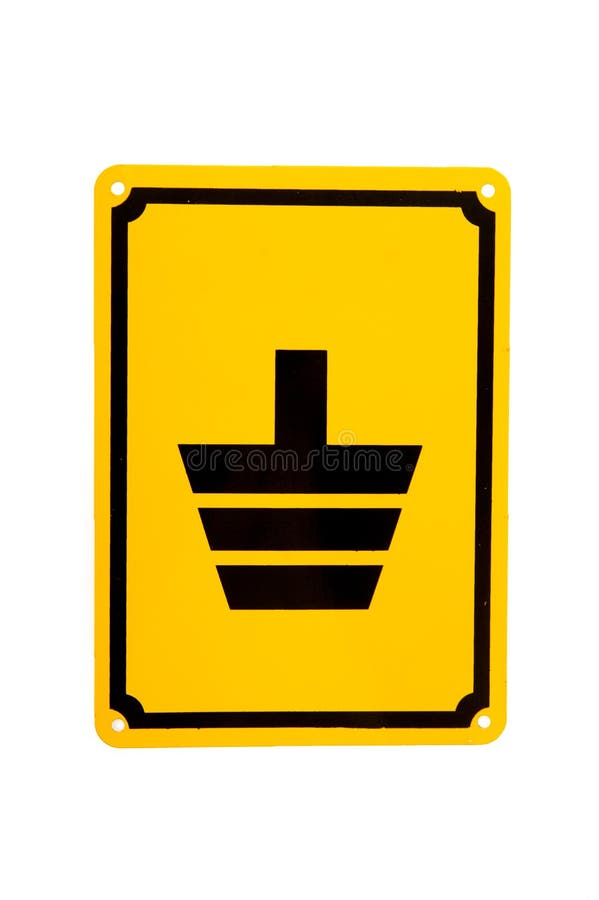 Geel Symbool Op Rode Achtergrond Stock Foto - Image of decoratief ...