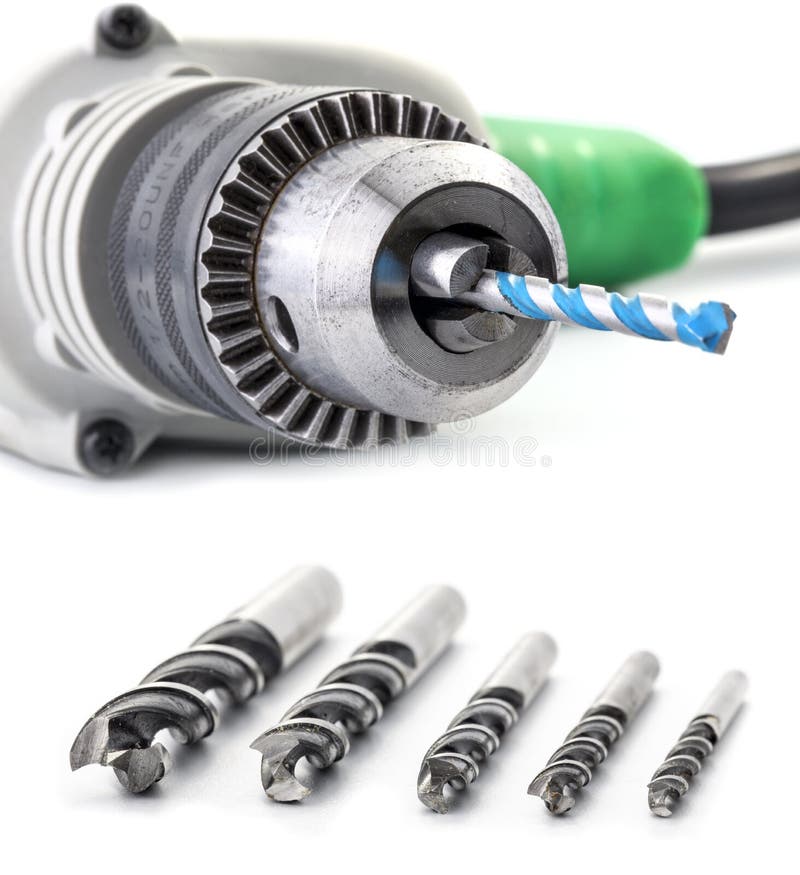 Elektrische Boor En Schroeven Stock Foto - Image of ambacht, plank ...