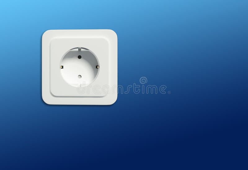 Elektrische contactdoos stock illustratie. Illustration of toestel ...
