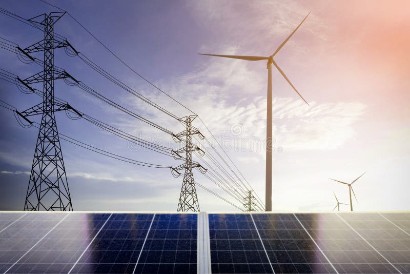 Elektrische Energie, stockfoto. Bild von umwelt, horizontal - 103489300