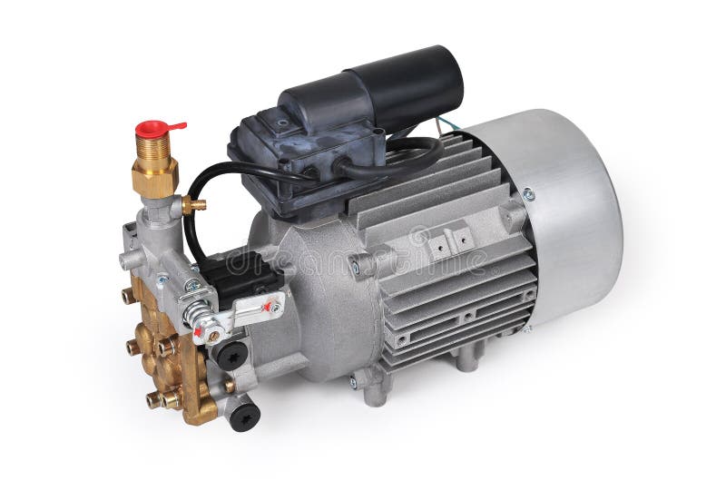 Elektrische hoge drukpomp stock afbeelding. Image of centrifugaal ...