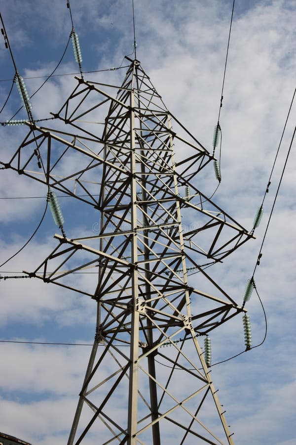 Elektrische pyloon stock afbeelding. Image of beeld, foto - 45191411