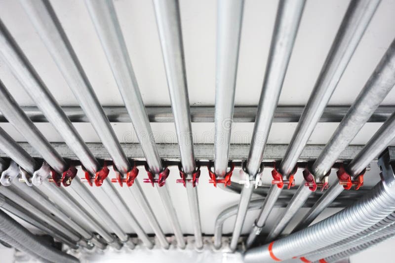 Elektrisches Rohr U. PVC-Rohr Stockbild - Bild von rohr, elektrisches ...