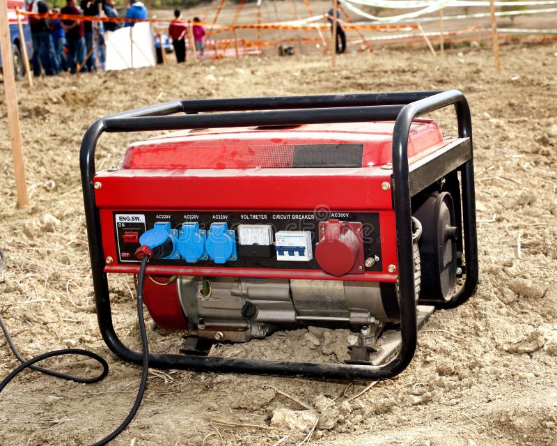 Elektrisk generator arkivfoto. Bild av generator, tillförsel - 40293812