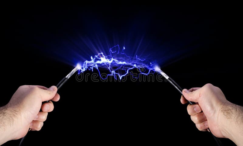 Elektrizität stockbild. Bild von hintergründe, hoch, electrocute - 11882549