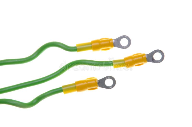 Kabels Met Terminals in Elektro Bedradingssysteem Dat Worden Gebruikt ...
