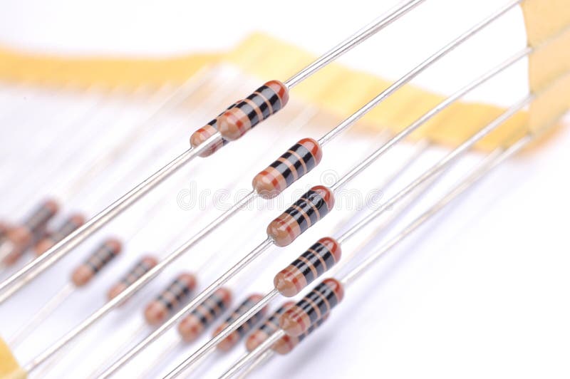 Elektro Weerstanden 1 stock afbeelding. Image of elektronisch - 12369933