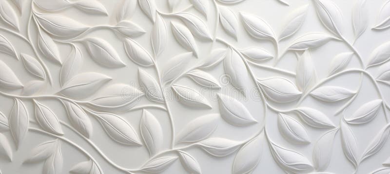 Ornamental Background Floral Texture Wallpaper White Decorative Design ...