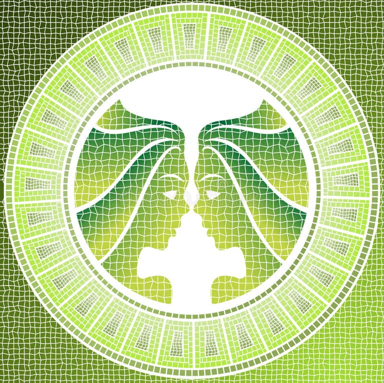 Element air: gemini stock vector. Illustration of symbol - 7863515