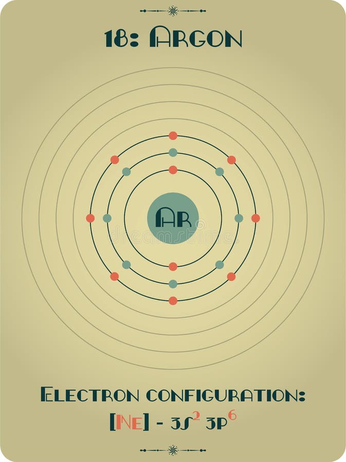 Element of Argon stock vector. Illustration of drawing - 89455881