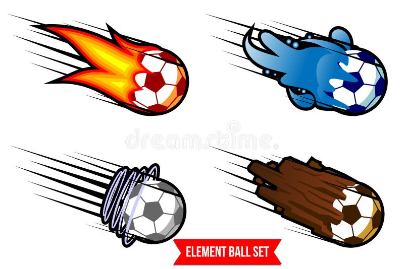Element Ball Vector Set stock vector. Illustration of fire - 73756778