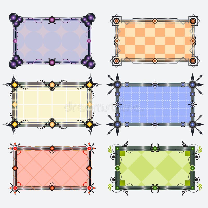 Element Banner stock vector. Illustration of modern, magnificent - 60143900