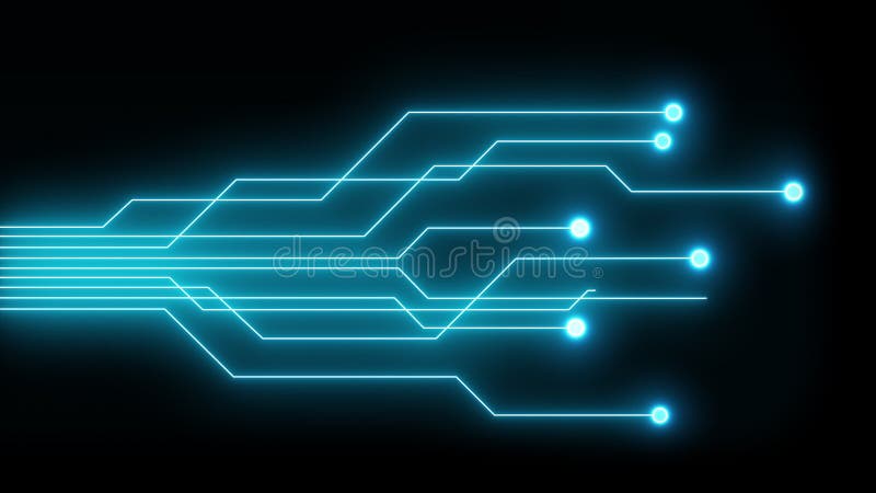 Electronic Circuit Board Close Up. Central Computer Processors CPU ...