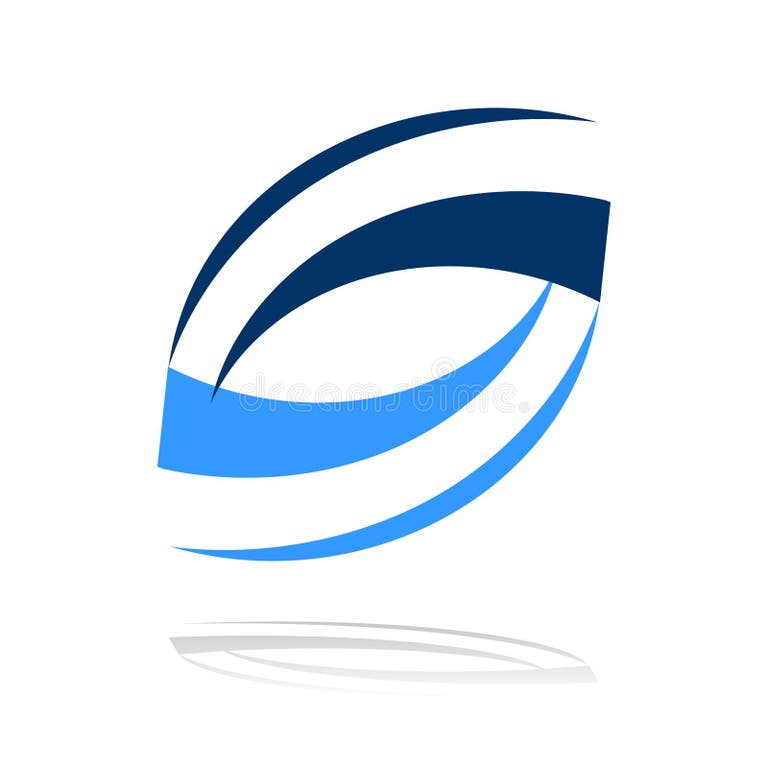 Element for Design. Abstract Blue Icon Stock Vector - Illustration of ...