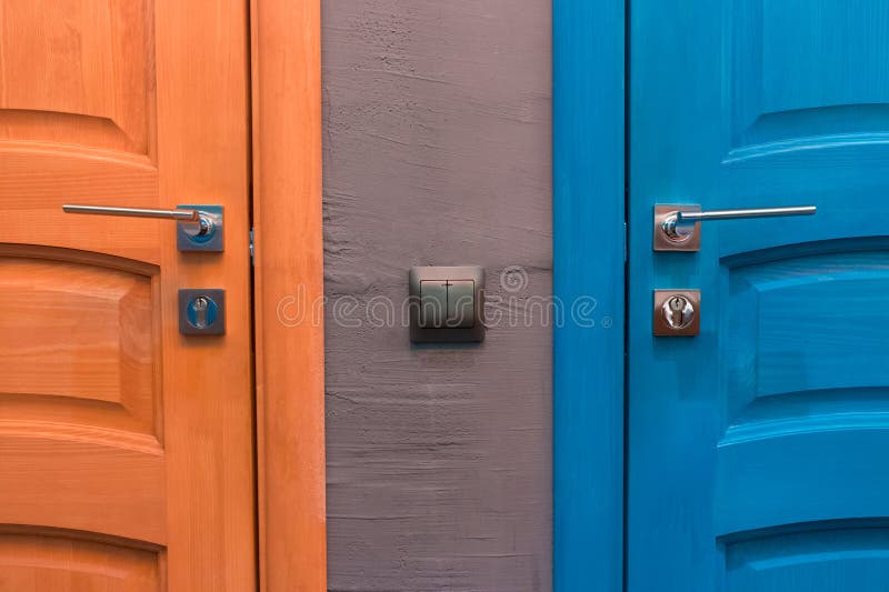 Element Design Detail Interior Decoration Color Door Handle Switch ...