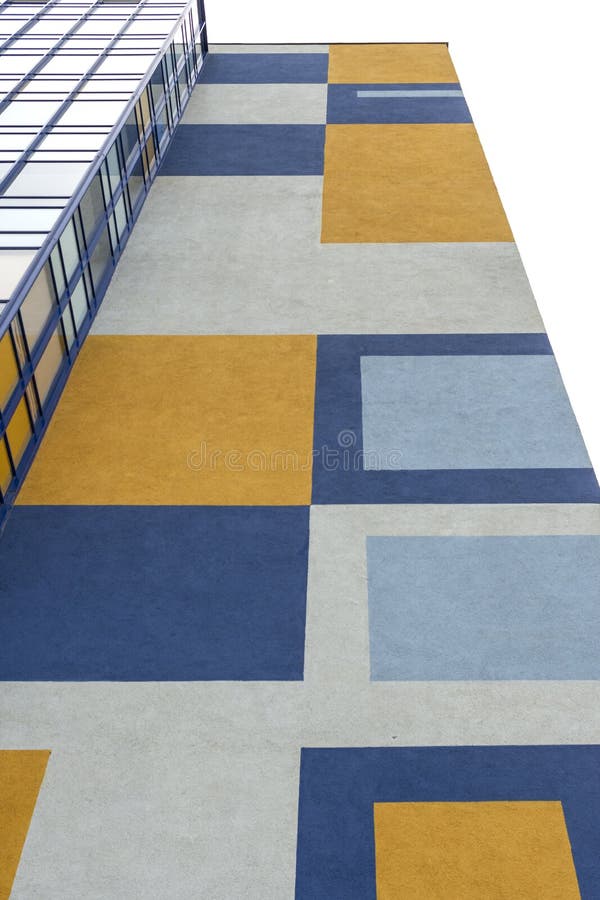 Element of the Facade of a Modern European Building Stock Image - Image ...