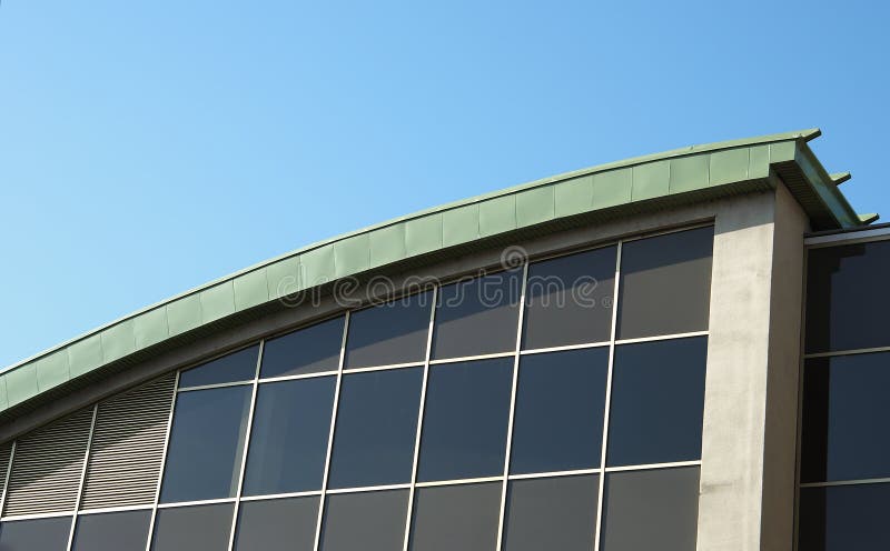 Element of a Glass Facade of a Building Stock Photo - Image of pattern ...