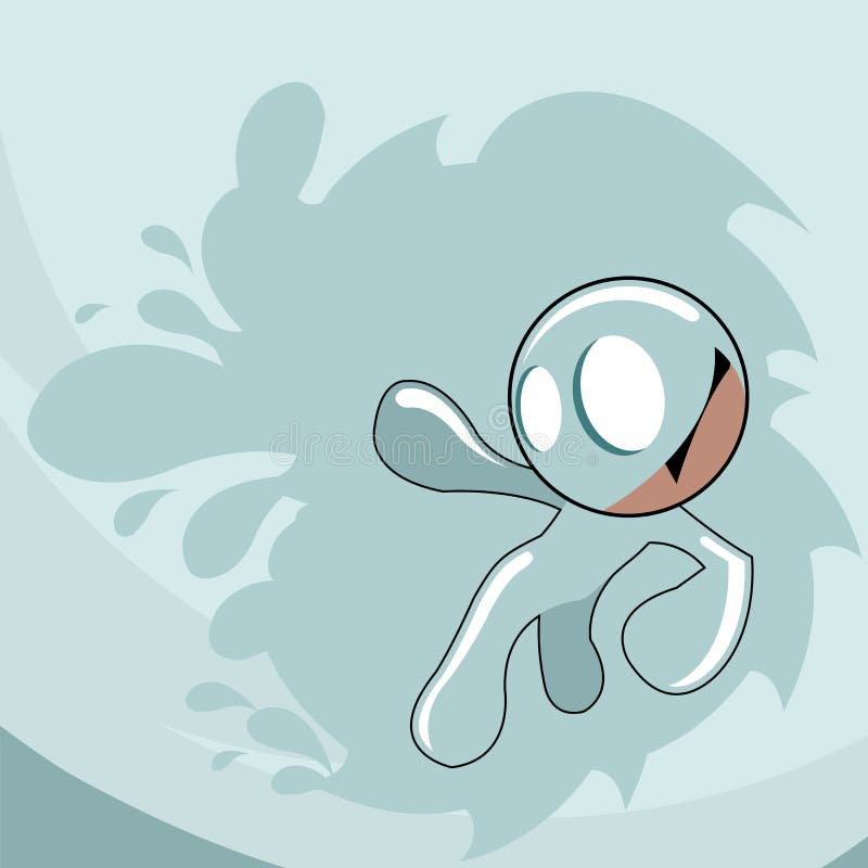 Element Guardian - Water stock vector. Illustration of liquids - 45616089