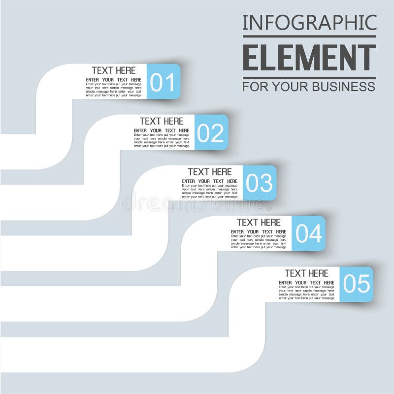 Element for Infographi Template Geometric Figure Stiker for Web Stock ...