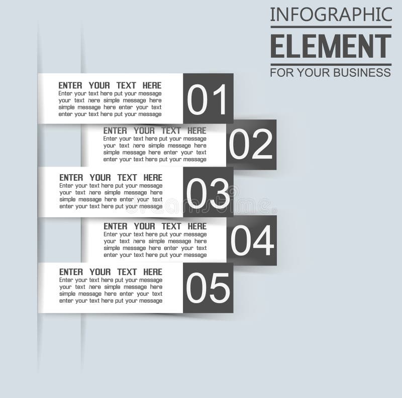 Element for Infographi Template Geometric Figure for Web Stock Vector ...