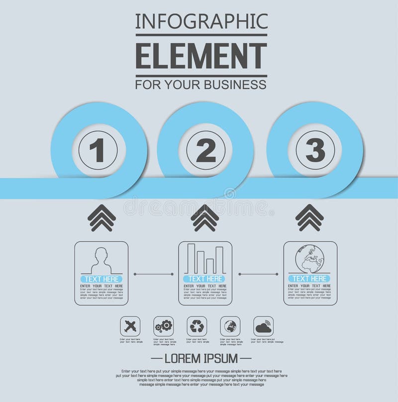 Element for Infographic Chart Template Geometric Figure Stock Vector ...