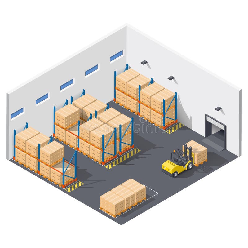 Isometric Warehouse Doors Stock Illustrations – 35 Isometric Warehouse ...
