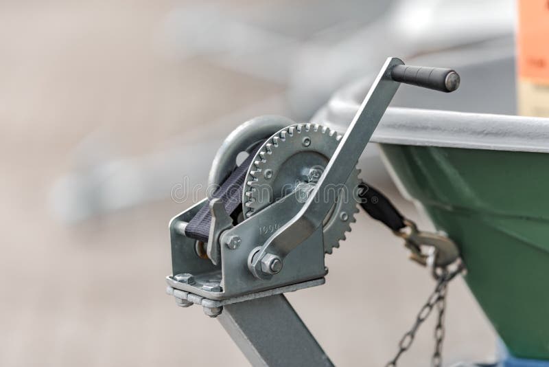 Manual Winch on Floating Boat Bridge Mounted by the Regiment of ...