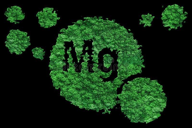 Element Mg Magnesium, Green Edition Stock Illustration - Illustration ...
