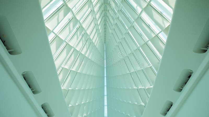 Element of Modern Architecture Detail with Sun Shadows in a ...