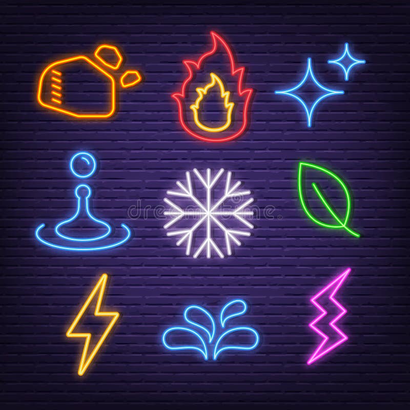 Element symbols stock vector. Illustration of natural - 57208327