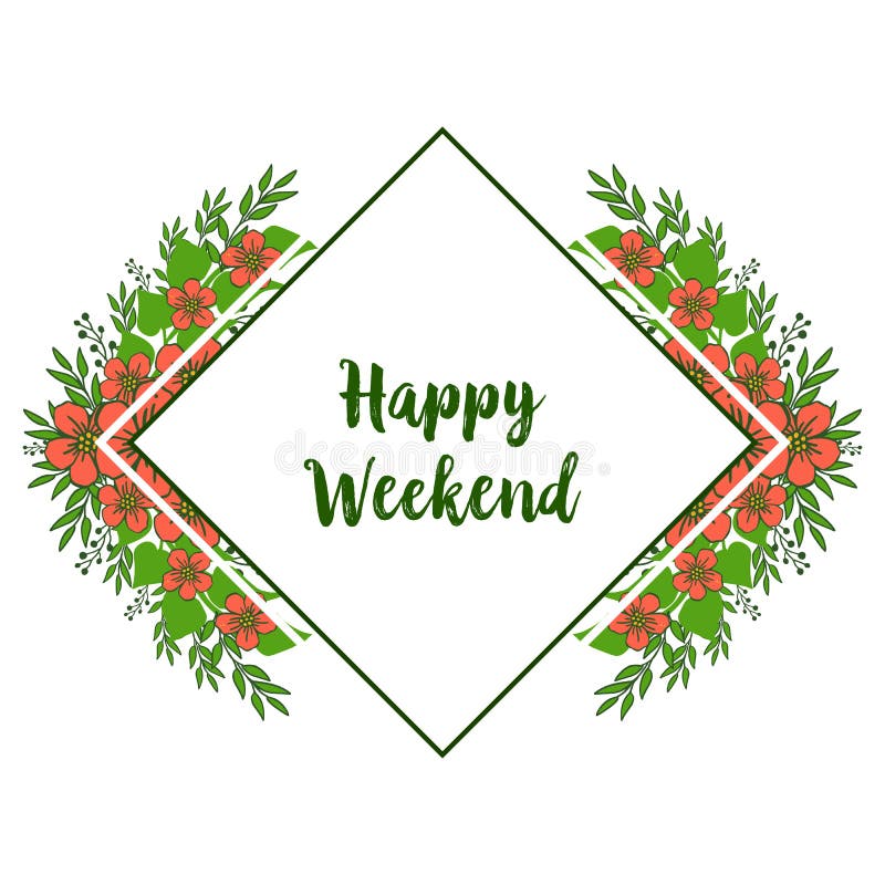 Element of Orange Flower Frame, Space for Text, Decoration Greeting ...