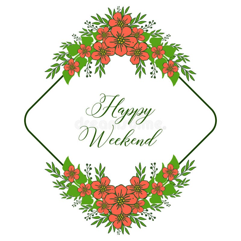 Element of Orange Flower Frame, Space for Text, Decoration Greeting ...