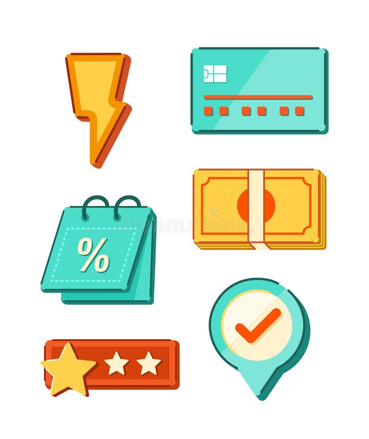 Sale Element Badge Stickers Set for Special Marketing Promotion for ...