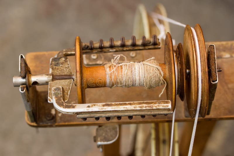 Element Spinning Wheel Close-up Stock Photo - Image of obsolete ...