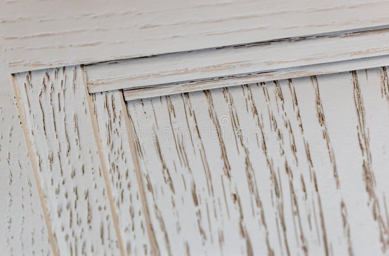 Element of Textured Classic Shabby Chic Kitchen Facade in Macro ...