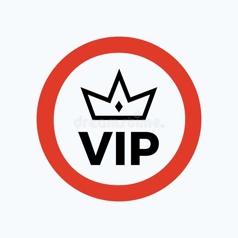 An Element of VIP Sign. Isolated Vector Illustration Stock Illustration ...