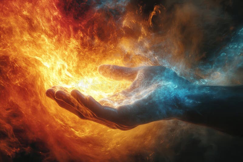 Elemental Energy Manipulation Abstract Realm Visual Art Ethereal ...