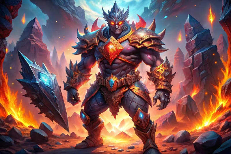 Epic Scene of Moses Parting the Red Sea with Fiery Light and People ...