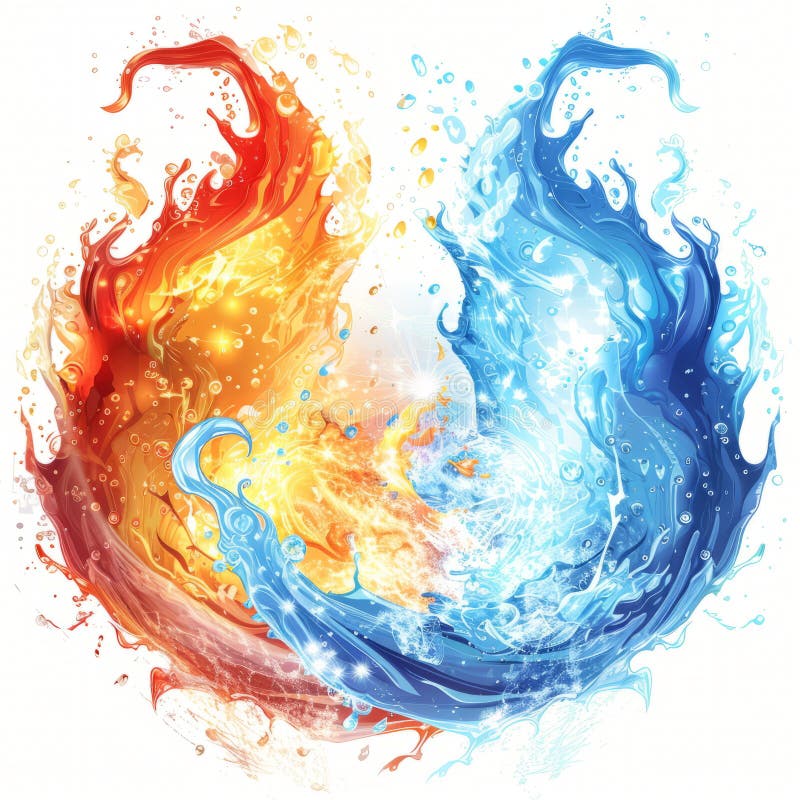Elemental Magic:power of Fire, Water, Air with Elemental-themed Light ...