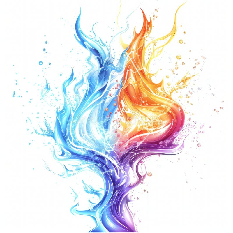 Elemental Magic:power of Fire, Water, Air with Elemental-themed Light ...