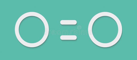 Elemental Oxygen O2 Molecule. Skeletal Formula. Stock Illustration ...