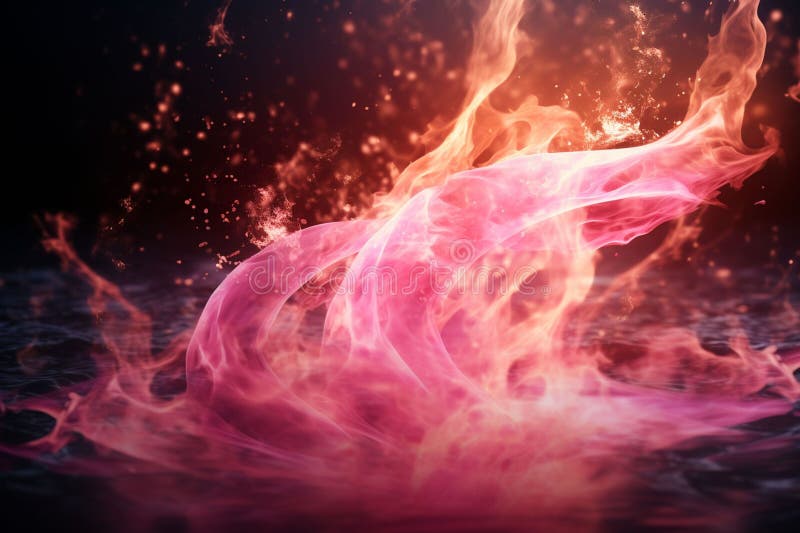 Elemental Strength Fire Water Earth and Air Stock Illustration ...